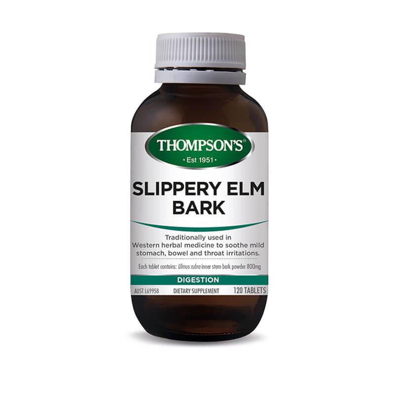 Thompson’s Slippery Elm Bark 800mg (120 Tablets)